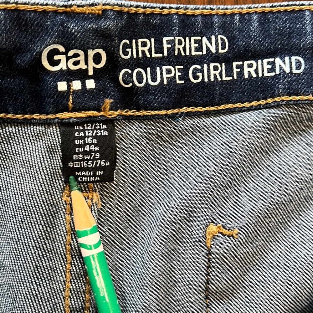 Gap- Girlfriend Coupe Girlfriend Jeans - Gem